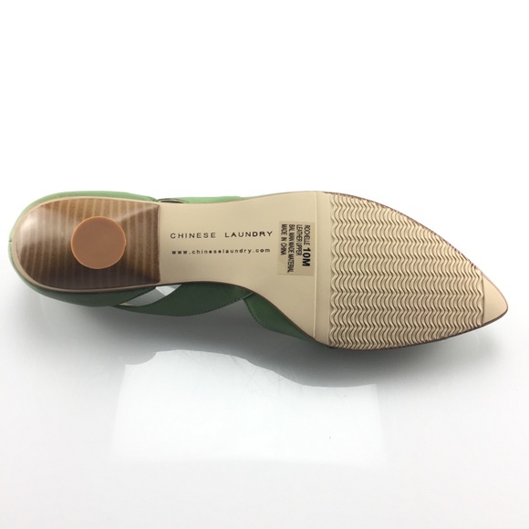 Chinese Laundry | Shoes | Chinese Laundry Rochelle Green Mini Heel ...